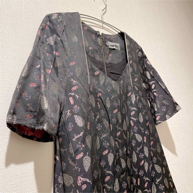 Cotélac - 【Cotelac】動物と植物 * ジャガードワンピース Cotélac - 【Cotelac】動物と植物 * ジャガードワンピース