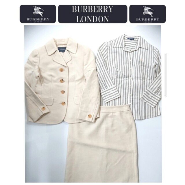 BURBERRY - バーバリー ロンドン スカート スーツ セットアップ BURBERRY - バーバリー ロンドン スカート スーツ セットアップ