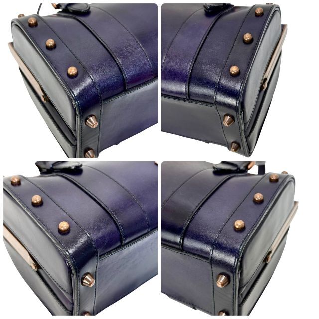 ☆極希少☆Anna Sui ハンドバッグ がま口 ドクターズバッグ レザー ☆極希少☆Anna Sui ハンドバッグ がま口 ドクターズバッグ レザー