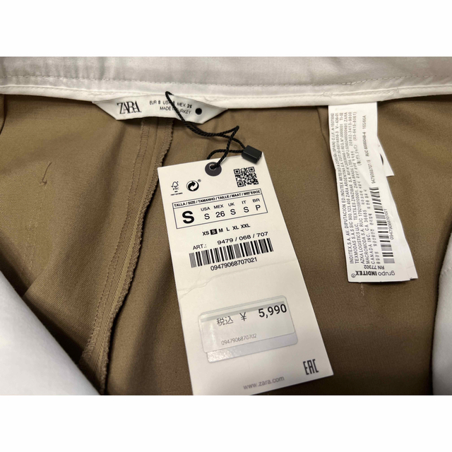 ZARA - 【新品未使用】ZARA ストレート・ワイドパンツ Sサイズ ZARA - 【新品未使用】ZARA ストレート・ワイドパンツ Sサイズ