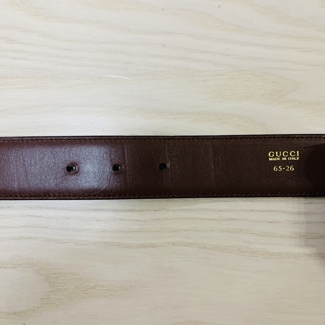 GUCCI - 極美品 GUCCI (グッチ) ベルト レザー Gバックル GUCCI - 極美品 GUCCI (グッチ) ベルト レザー Gバックル