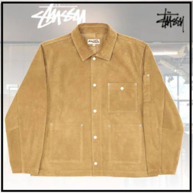 STUSSY - stussy スウェード ジャケットの通販 by 断捨離中 STUSSY - stussy スウェード ジャケットの通販 by 断捨離中