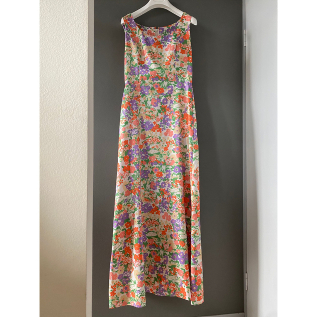 ビンテージ 70s USA 総柄 花柄 フラワー ワンピース ドレス 美品 ビンテージ 70s USA 総柄 花柄 フラワー ワンピース ドレス 美品
