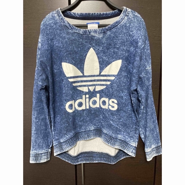 adidas - adidas デニム風スウェットの通販 by 即購入歓迎 adidas - adidas デニム風スウェットの通販 by 即購入歓迎