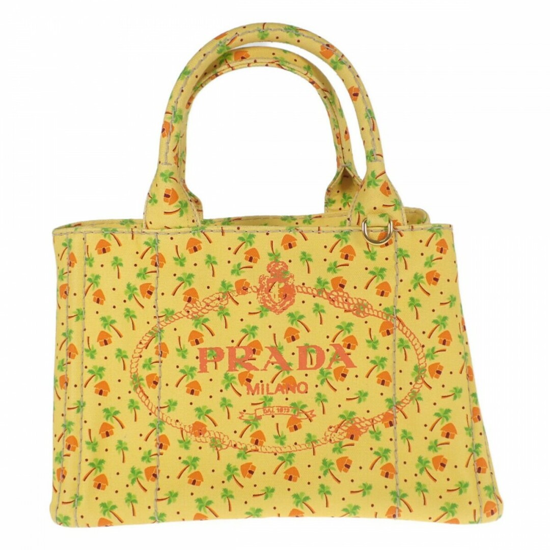 PRADA - 【中古】【ABランク】プラダ PRADA カナパ ヤシの木柄 PRADA - 【中古】【ABランク】プラダ PRADA カナパ ヤシの木柄