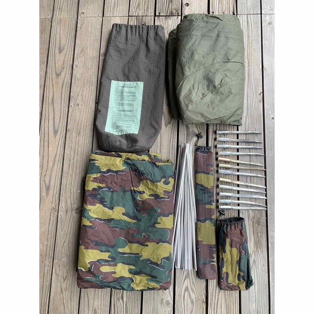 軍放出品】ベルギー軍幕 M1999 ミリタリーテント 2人用 アウトドア 軍放出品】ベルギー軍幕 M1999 ミリタリーテント 2人用 アウトドア