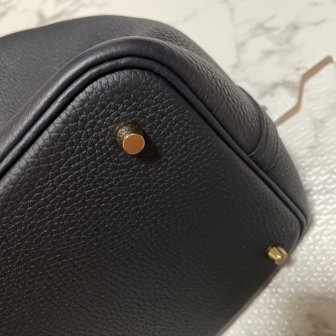 HERMES - 美品 エルメス ピコタンロックMM 22 黒 ノワール HERMES - 美品 エルメス ピコタンロックMM 22 黒 ノワール