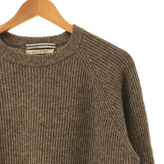Cristaseya / クリスタセヤ | yak wool ribbed raglan sweater Cristaseya / クリスタセヤ | yak wool ribbed raglan sweater