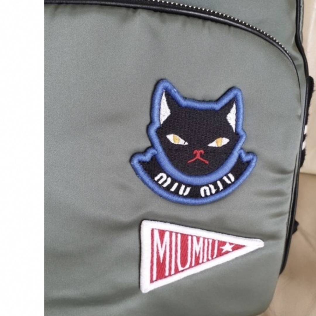 MIU MIU - MIUMIU☆ミュウミュウリュック☆バックパック☆みどり MIU MIU - MIUMIU☆ミュウミュウリュック☆バックパック☆みどり