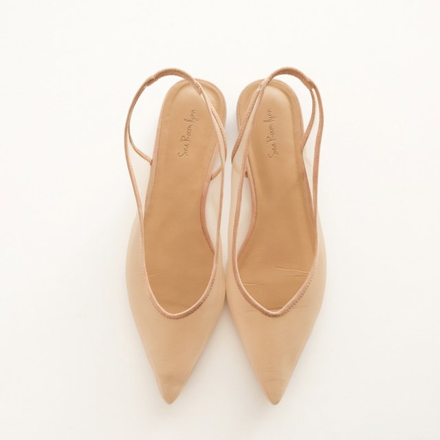 searoomlynn TULLEバックストラップミュールサンダル searoomlynn TULLEバックストラップミュールサンダル