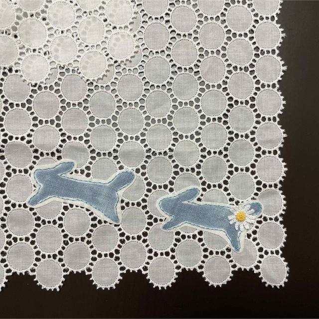 確認用手作りかごバッグカバー*ミナペルホネン 爽やかブルー 確認用手作りかごバッグカバー*ミナペルホネン 爽やかブルー