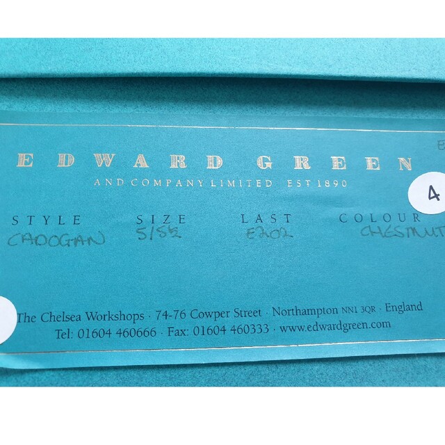EDWARD GREEN - EDWARD GREEN CADOGAN CHESTNUT 202 5Eの通販 by EDWARD GREEN - EDWARD GREEN CADOGAN CHESTNUT 202 5Eの通販 by