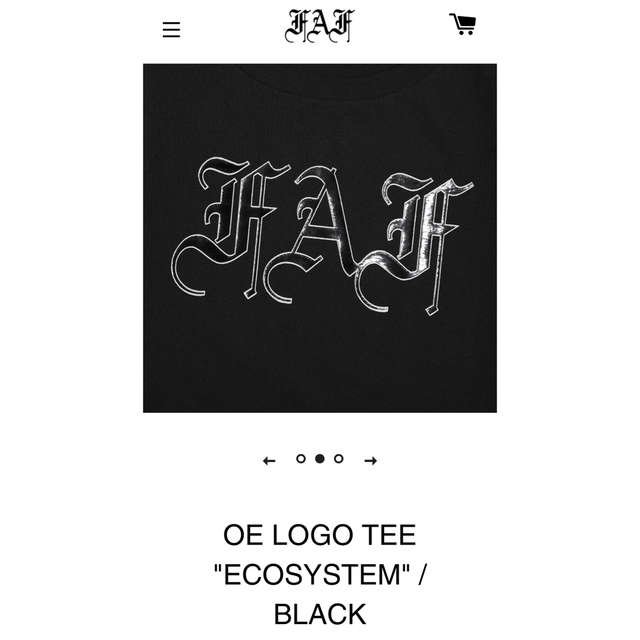 fake ass flowers OEロゴTシャツ Lサイズの通販 by nairobi's fake ass flowers OEロゴTシャツ Lサイズの通販 by nairobi's