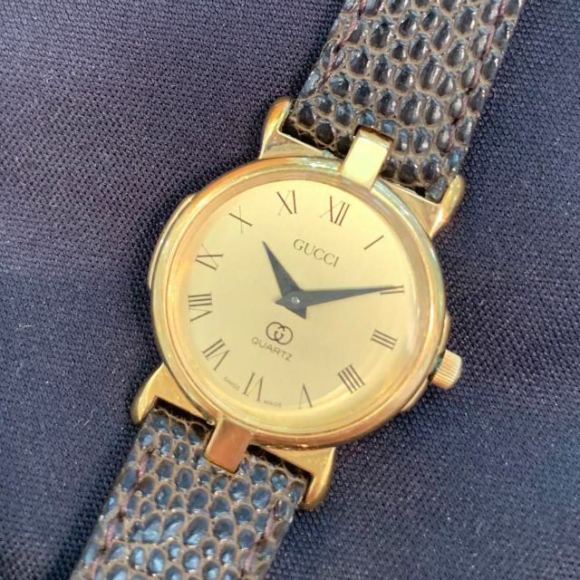 GUCCI - ☆美品☆GUCCI レディースウォッチ 3400FL リザード GUCCI - ☆美品☆GUCCI レディースウォッチ 3400FL リザード