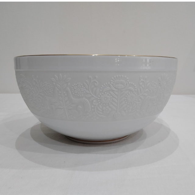 Noritake - ノリタケ ボウル 金の縁取り・レリーフ サラダボウル Noritake - ノリタケ ボウル 金の縁取り・レリーフ サラダボウル