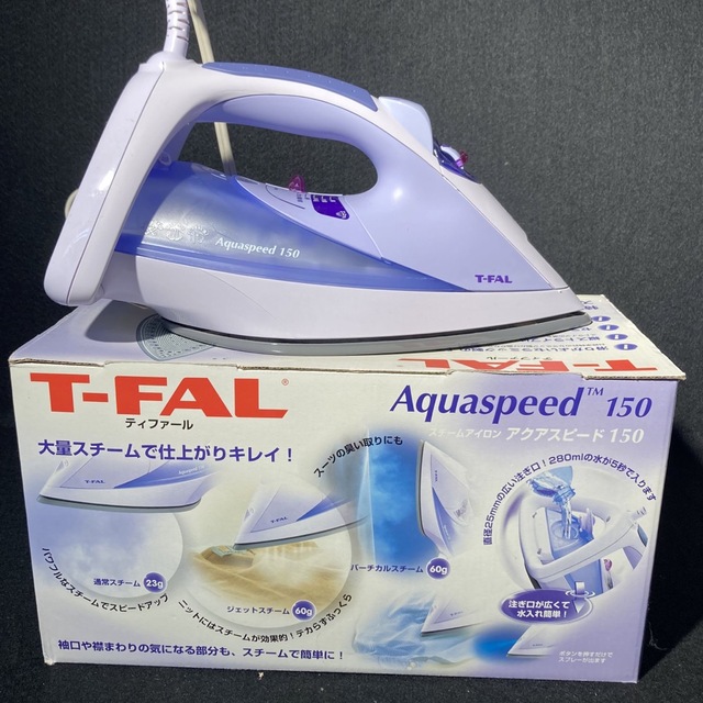 T-fal - T-fal スチームアイロン アクアスピード150の通販 by T-fal - T-fal スチームアイロン アクアスピード150の通販 by