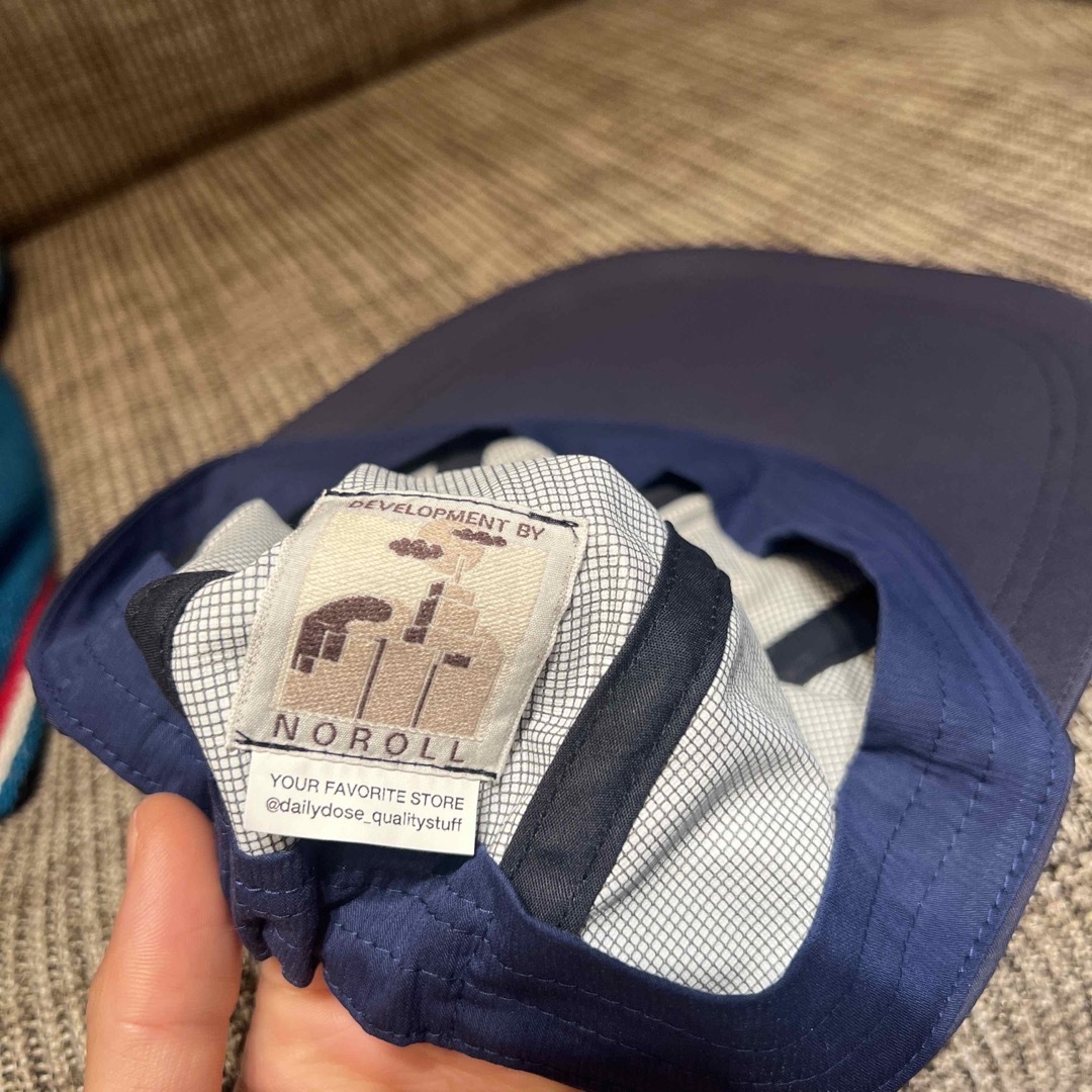 DDQS × NOROLL 別注 NYLON LONGBILL CAP ネイビー DDQS × NOROLL 別注 NYLON LONGBILL CAP ネイビー