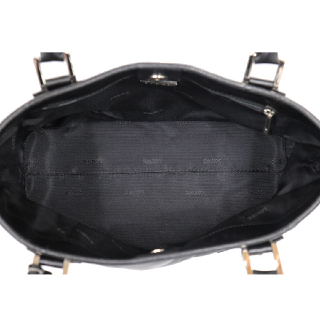 LOEWE - ロエベ LOEWE フスタ アマソナ ハンドバッグ ブラック LOEWE - ロエベ LOEWE フスタ アマソナ ハンドバッグ ブラック