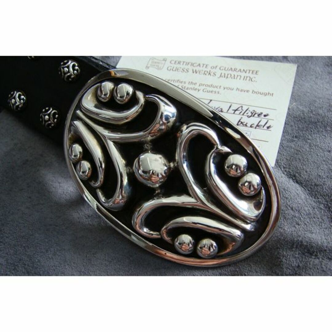 STANLEY GUESS - STANLEY GUESS スタンリーゲス 本物 レザー STANLEY GUESS - STANLEY GUESS スタンリーゲス 本物 レザー