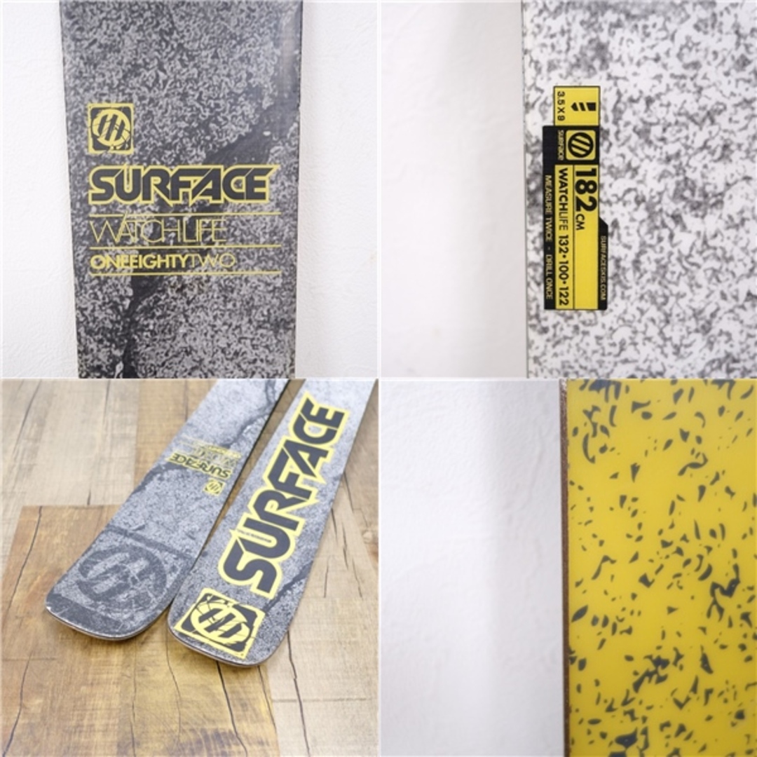 サーフェイス SURFACE WATCH LIFE 182cm 100mm ビンディング サーフェイス SURFACE WATCH LIFE 182cm 100mm ビンディング