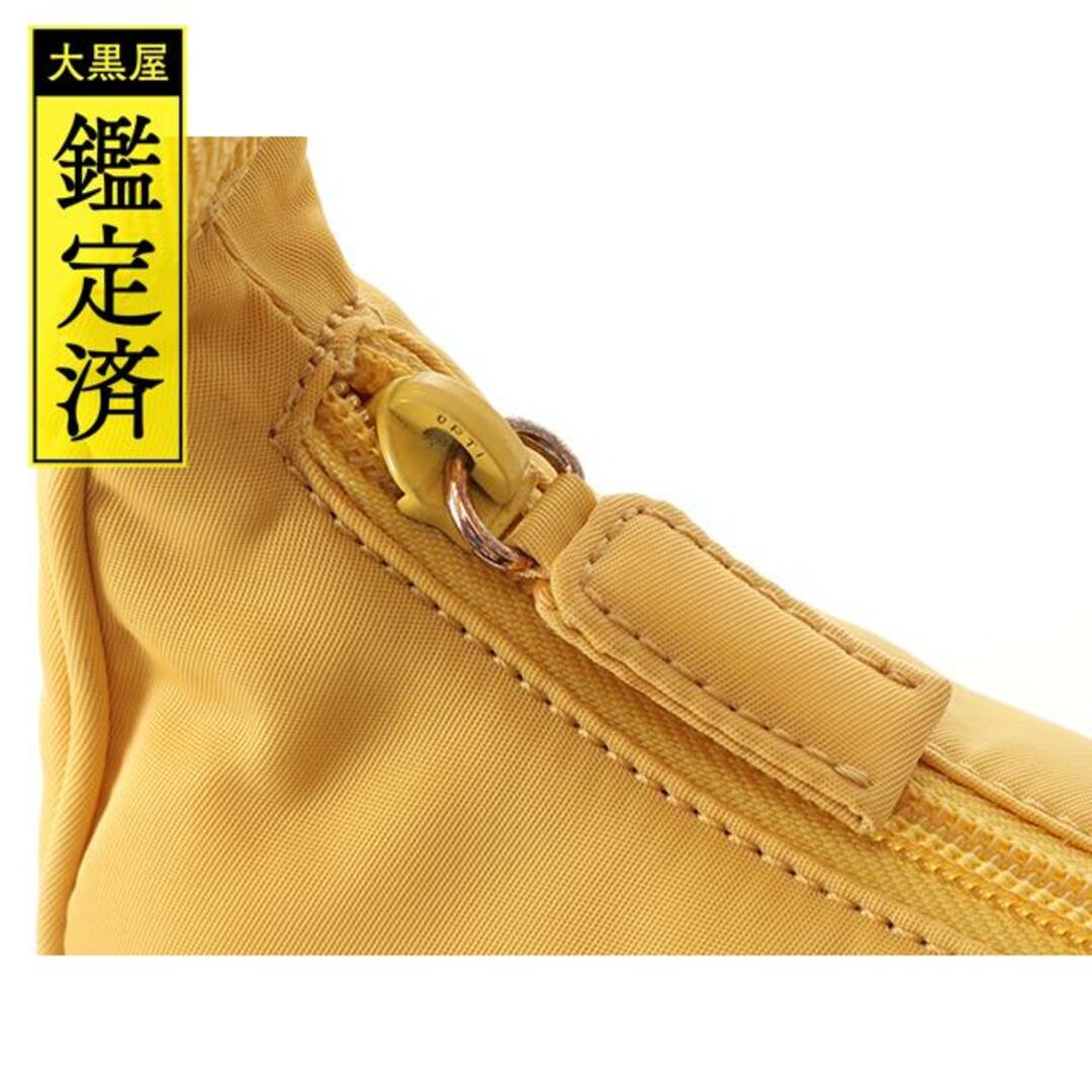 PRADA - PRADA ハンドバッグ イエロー ナイロン【472 PRADA - PRADA ハンドバッグ イエロー ナイロン【472