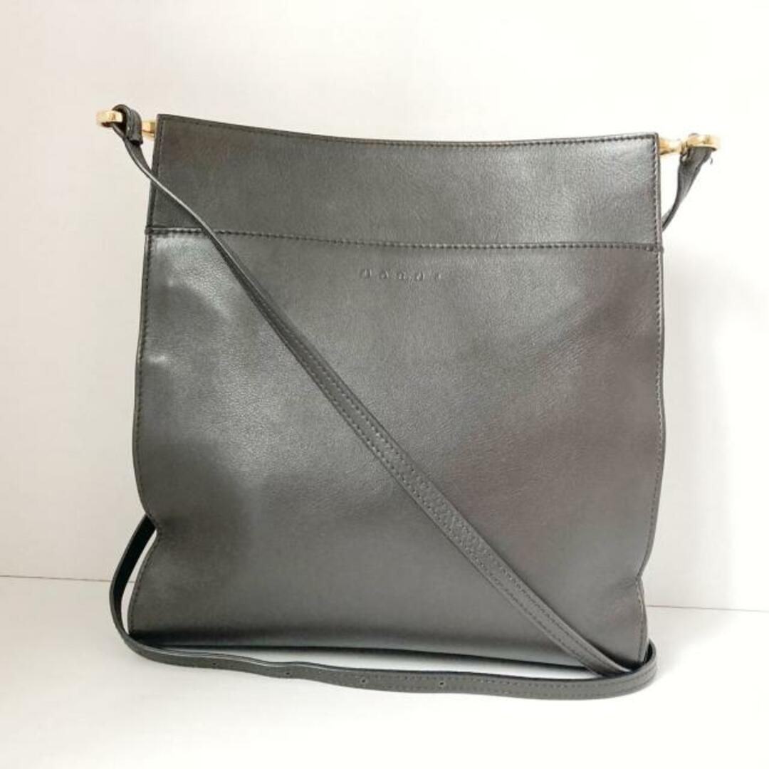MARNI(マルニ) ショルダーバッグ 黒 レザー ショルダーバッグ MARNI(マルニ) ショルダーバッグ 黒 レザー ショルダーバッグ
