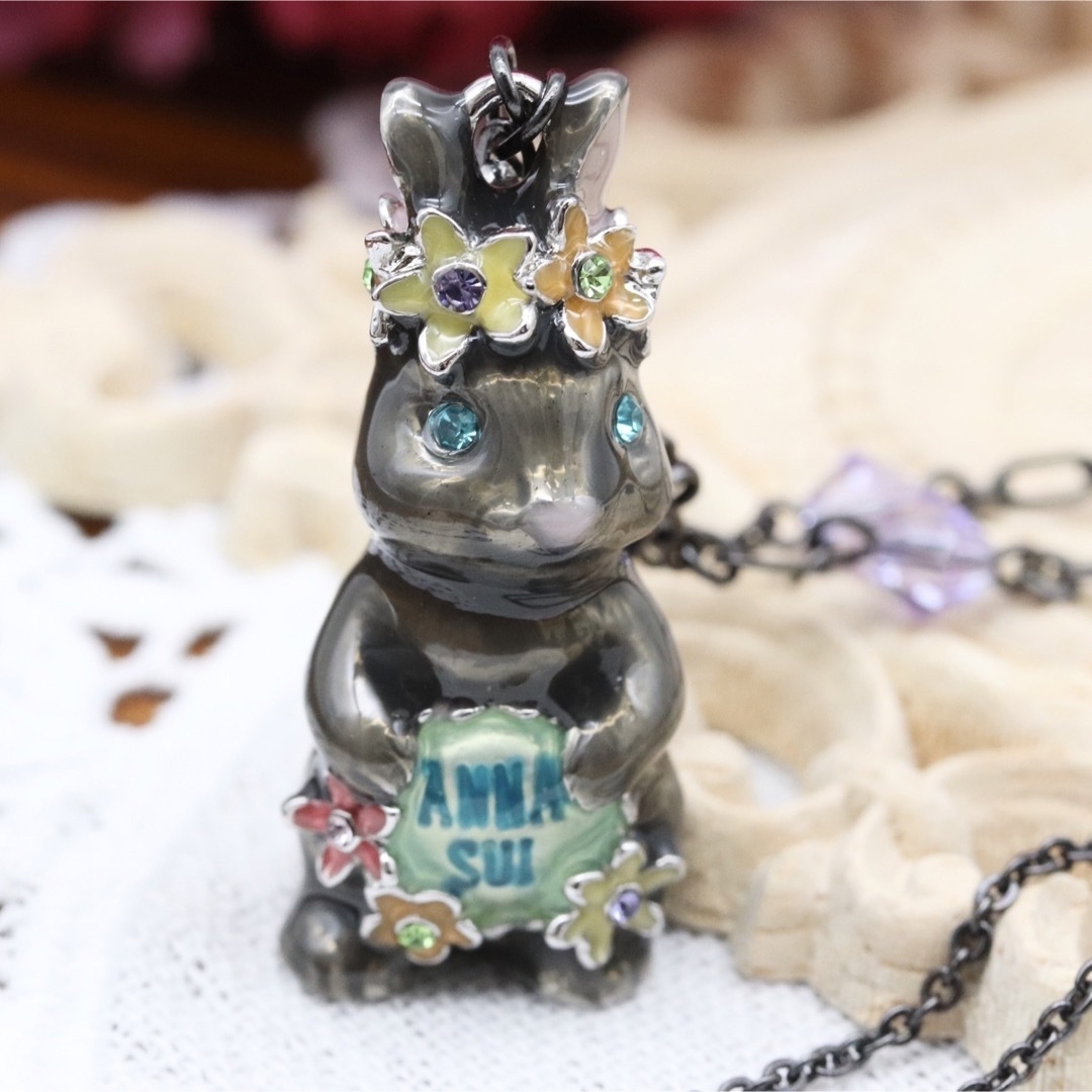 アナスイ うさぎ 花冠 ネックレス アナスイ うさぎ 花冠 ネックレス