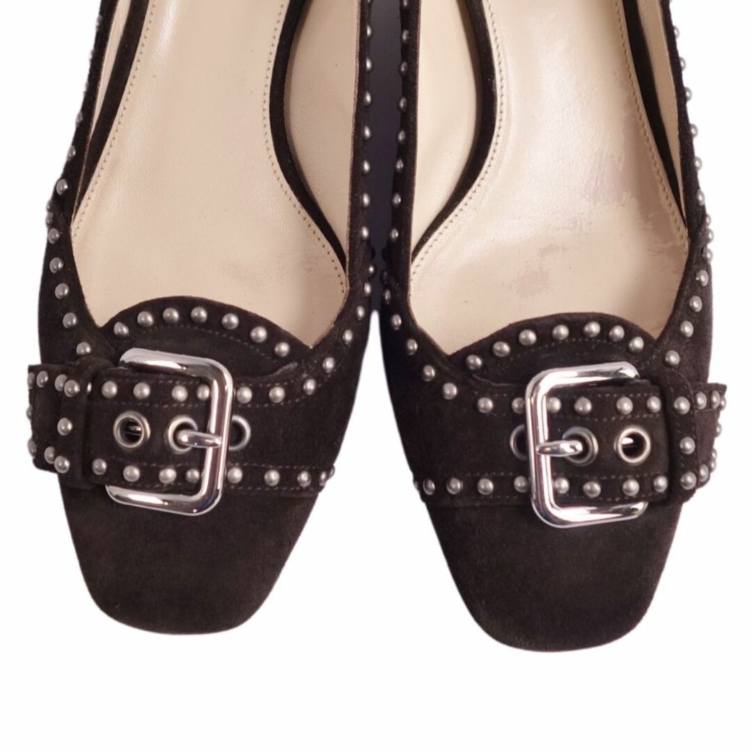 PRADA - プラダ PRADA パンプス スタッズ ベルト スウェード PRADA - プラダ PRADA パンプス スタッズ ベルト スウェード