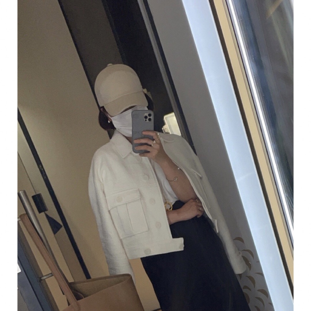 ANINE BING クロップド丈 ツイードジャケット ANINE BING クロップド丈 ツイードジャケット