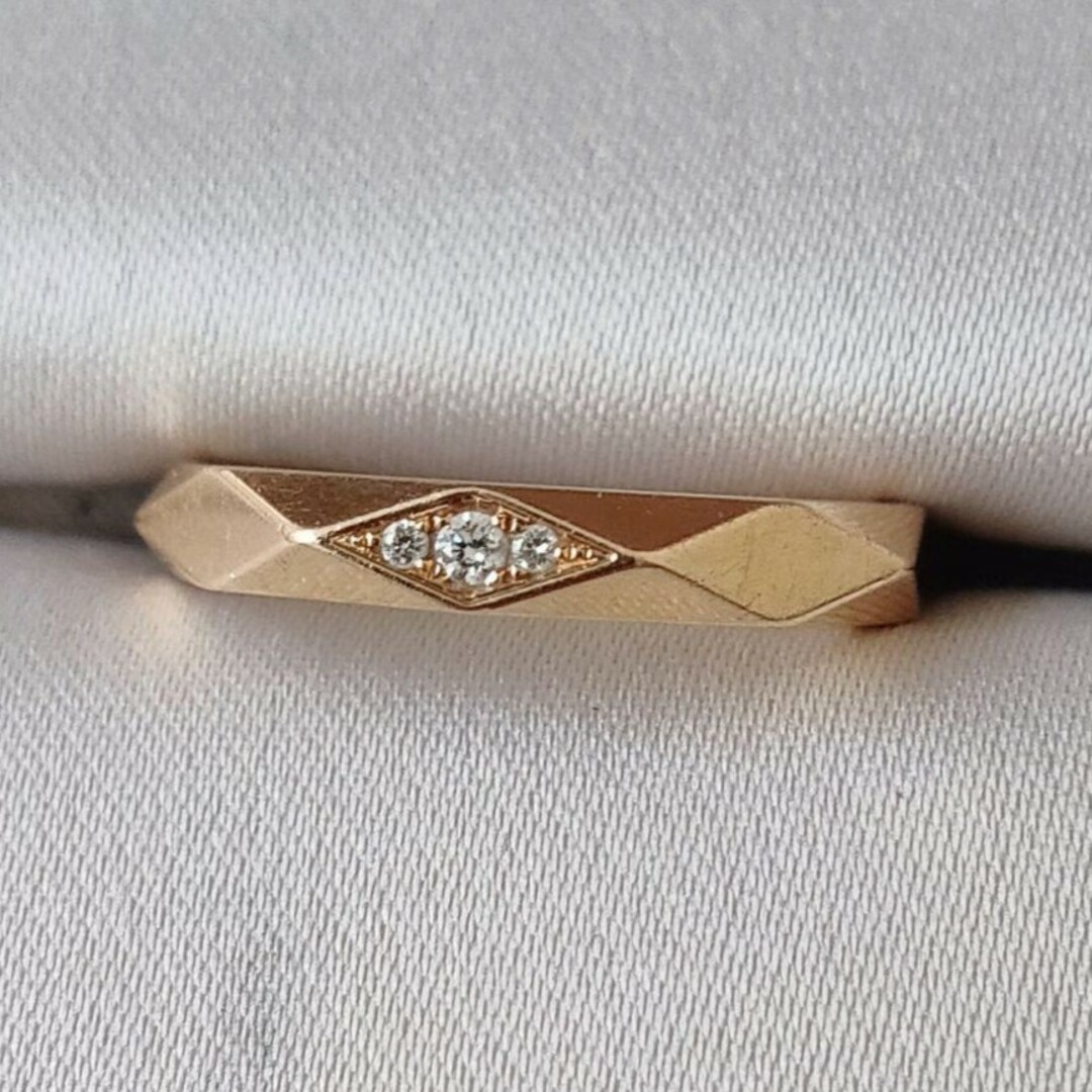 BOUCHERON - ブシュロン 3p ダイヤモンド ファセット リング BOUCHERON - ブシュロン 3p ダイヤモンド ファセット リング