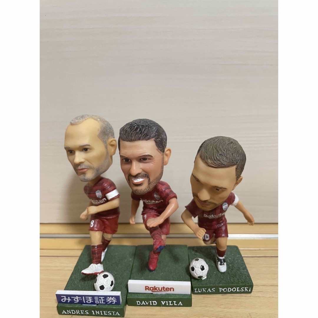 イニエスタ ビジャ ポドルスキ ボブルヘッド ヴィッセル神戸 イニエスタ ビジャ ポドルスキ ボブルヘッド ヴィッセル神戸