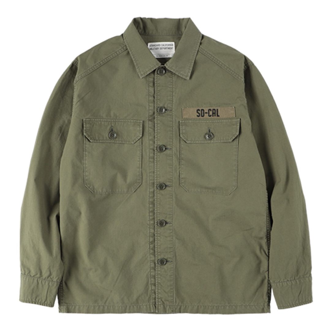 STANDARD CALIFORNIA - STANDARD CALIFORNIA Ripstop Army Shirt STANDARD CALIFORNIA - STANDARD CALIFORNIA Ripstop Army Shirt