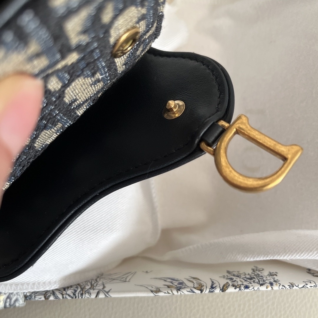 Christian Dior - DIOR お財布 サドル コンパクトウォレット 未 Christian Dior - DIOR お財布 サドル コンパクトウォレット 未