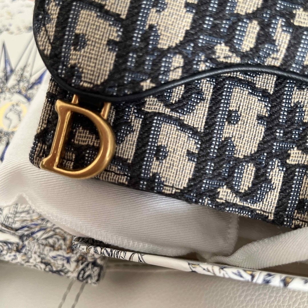 Christian Dior - DIOR お財布 サドル コンパクトウォレット 未 Christian Dior - DIOR お財布 サドル コンパクトウォレット 未