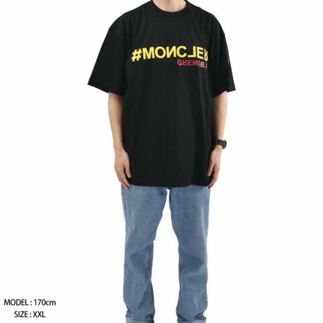 BLACK】MONCLER GRENOBLE Tシャツ BLACK】MONCLER GRENOBLE Tシャツ