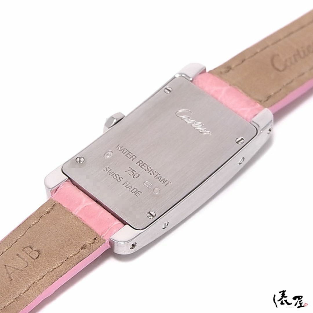 Cartier - 【ダイヤベゼル】カルティエ K18WG タンクアメリカン Cartier - 【ダイヤベゼル】カルティエ K18WG タンクアメリカン