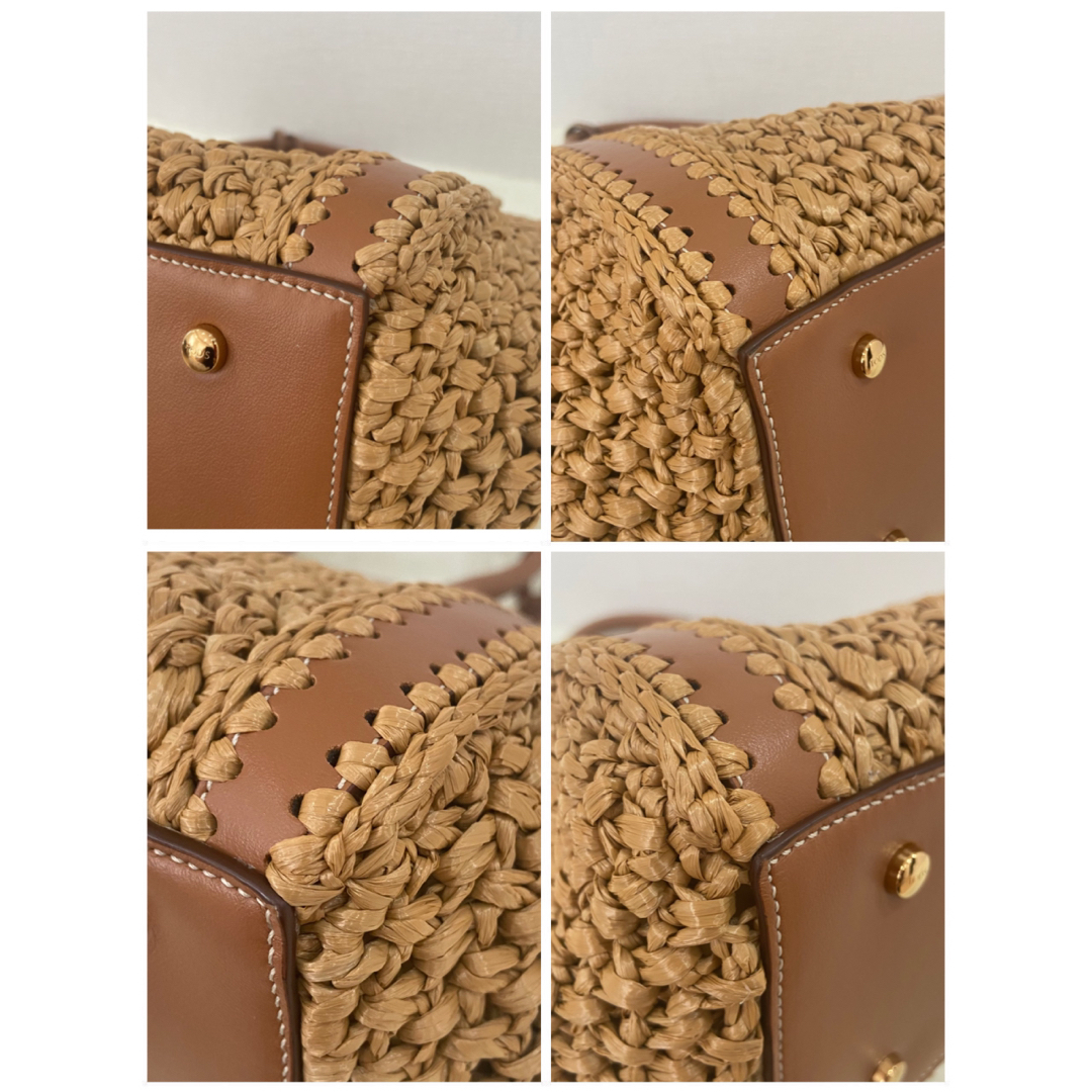 TOD'S - 【極美品】トッズ Tod's トートバッグ ラフィア TOD'S - 【極美品】トッズ Tod's トートバッグ ラフィア