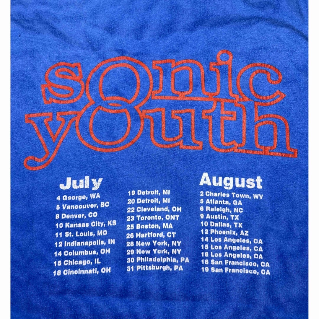 90s SONIC YOUTH tシャツ washing machine トップス 90s SONIC YOUTH tシャツ washing machine トップス