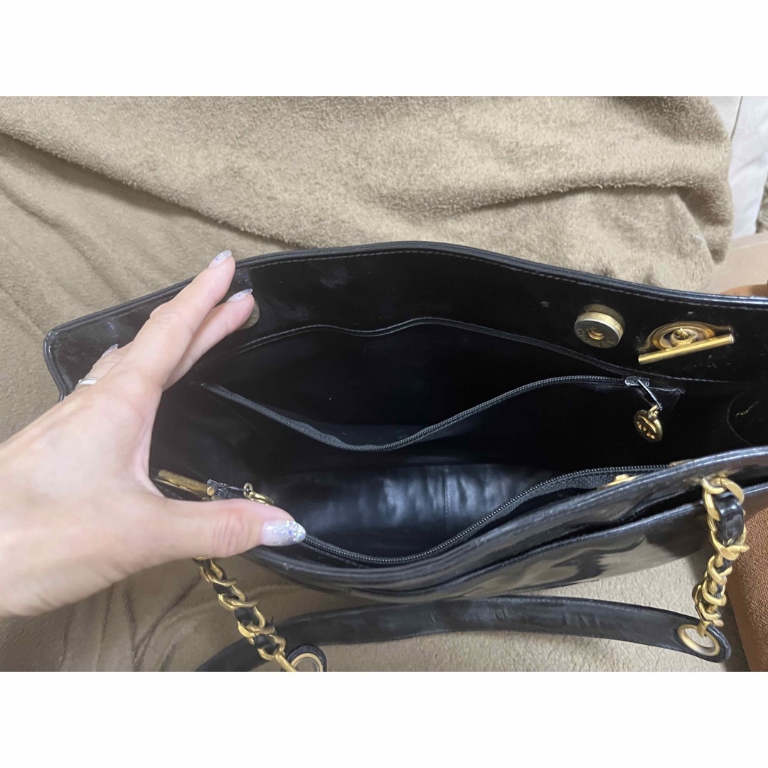 CHANELエナメルバッグ CHANELエナメルバッグ