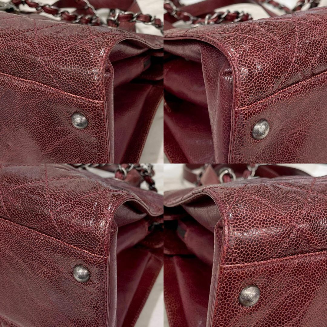 CHANEL - 美品☆ シャネル キャビアスキン 2way ハンドバッグ CHANEL - 美品☆ シャネル キャビアスキン 2way ハンドバッグ