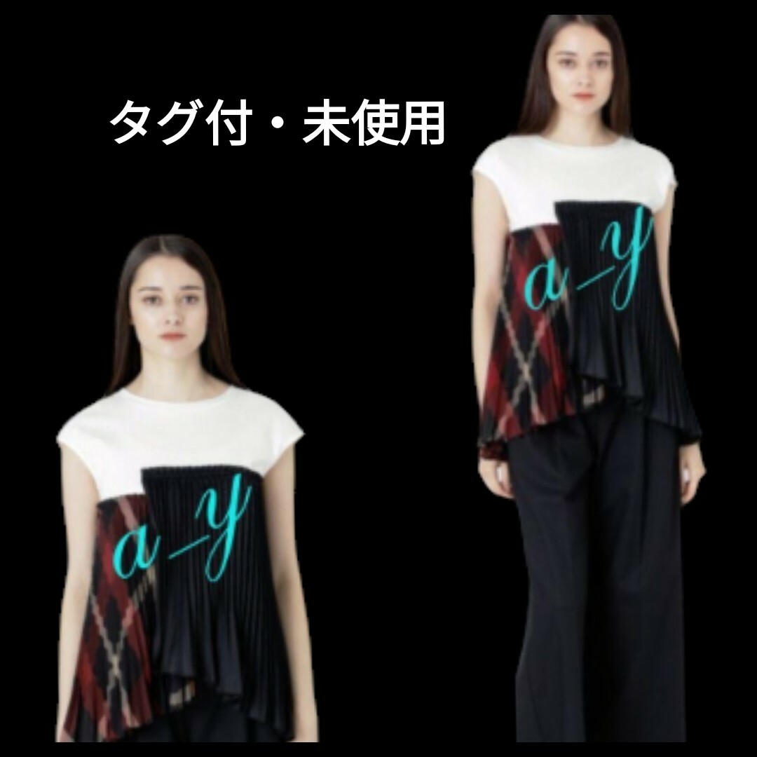 yoriフロッキードットTシャツ黒未使用 トップス yoriフロッキードットTシャツ黒未使用 トップス