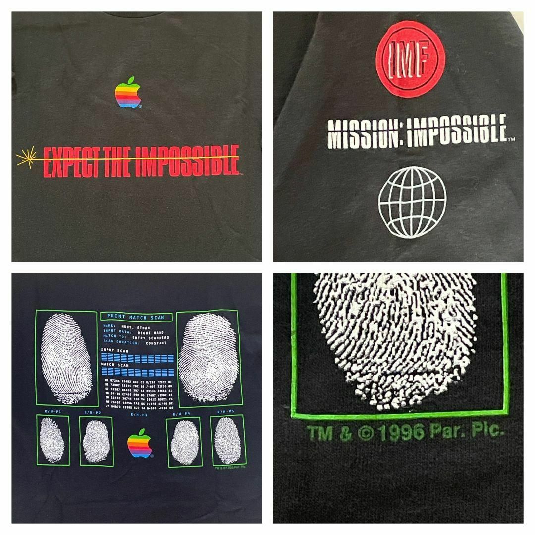 90´S Apple社協賛 ミッションインポッシブル 企業 プロモTシャツ 90´S Apple社協賛 ミッションインポッシブル 企業 プロモTシャツ