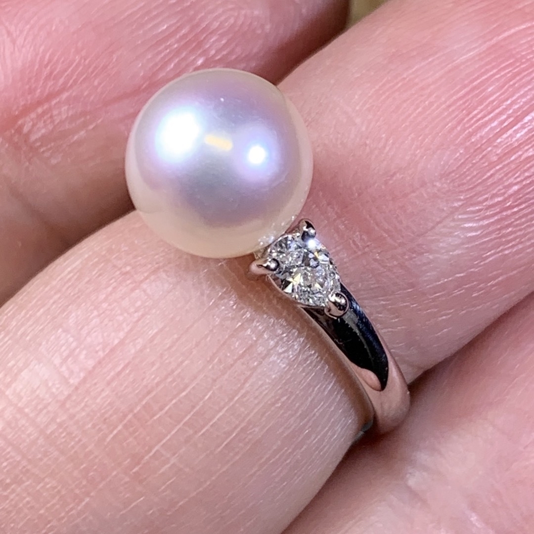 TASAKI タサキ プラチナ アコヤ パール ダイヤモンドリング TASAKI タサキ プラチナ アコヤ パール ダイヤモンドリング
