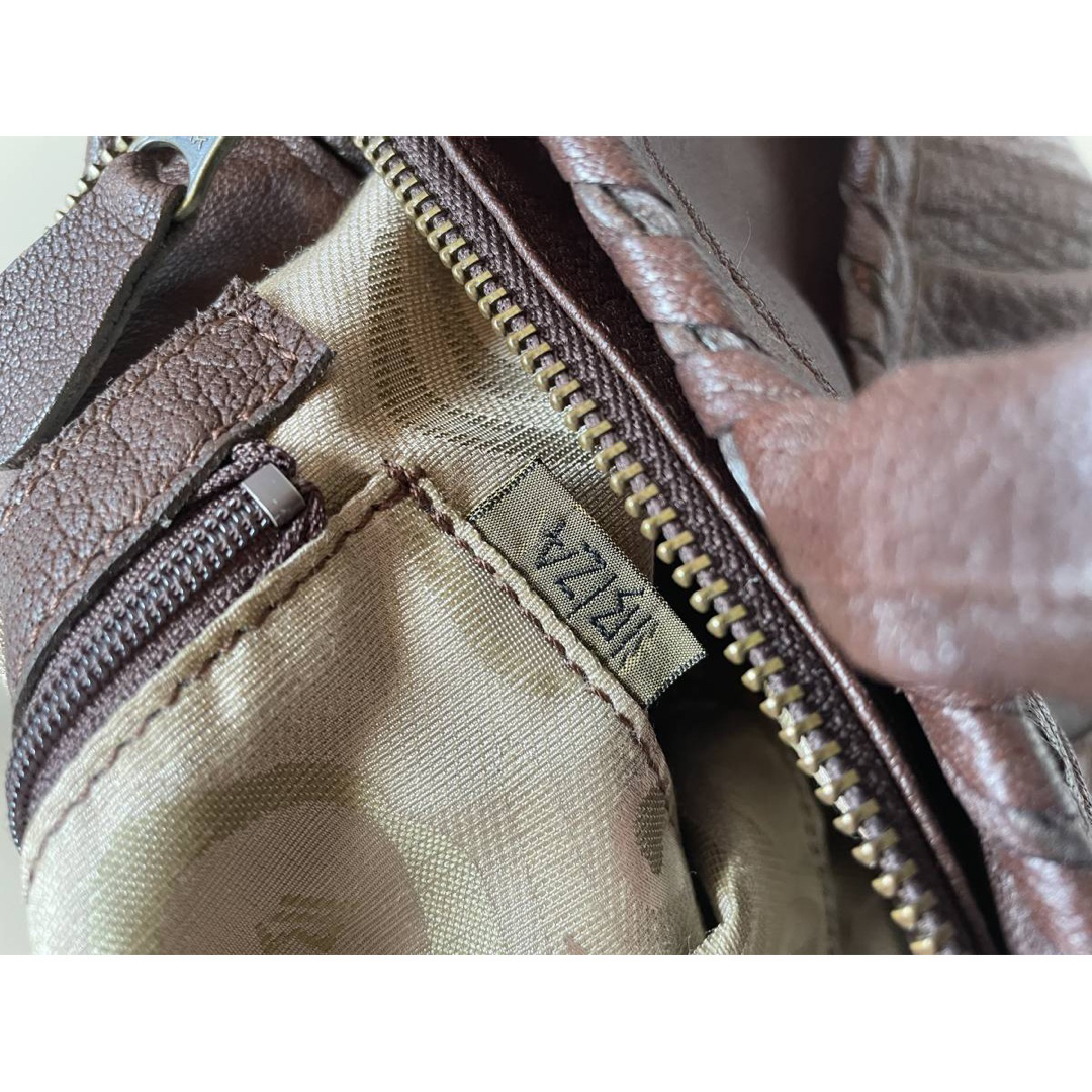 IBIZA - 極美品◎日本製 IBIZA イビサ レザーハンドバッグ 茶 IBIZA - 極美品◎日本製 IBIZA イビサ レザーハンドバッグ 茶