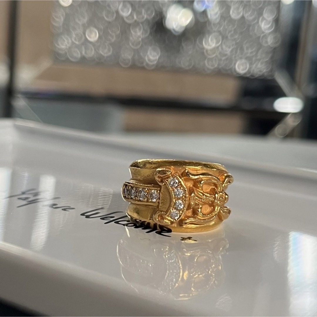 激レア クロムハーツ 22k パヴェダイヤ ダガーリング ゴールド 激レア クロムハーツ 22k パヴェダイヤ ダガーリング ゴールド