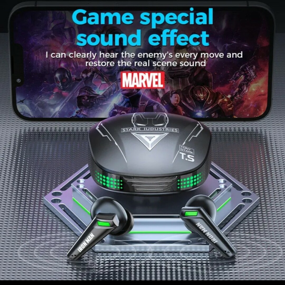 MARVEL - アイアンマン ワイヤレスイヤホン MARVELの通販 by MARVEL - アイアンマン ワイヤレスイヤホン MARVELの通販 by