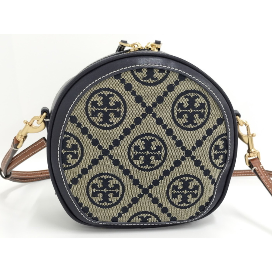 Tory Burch - TORY BURCH ショルダーバッグ レザー キャンバス Tory Burch - TORY BURCH ショルダーバッグ レザー キャンバス