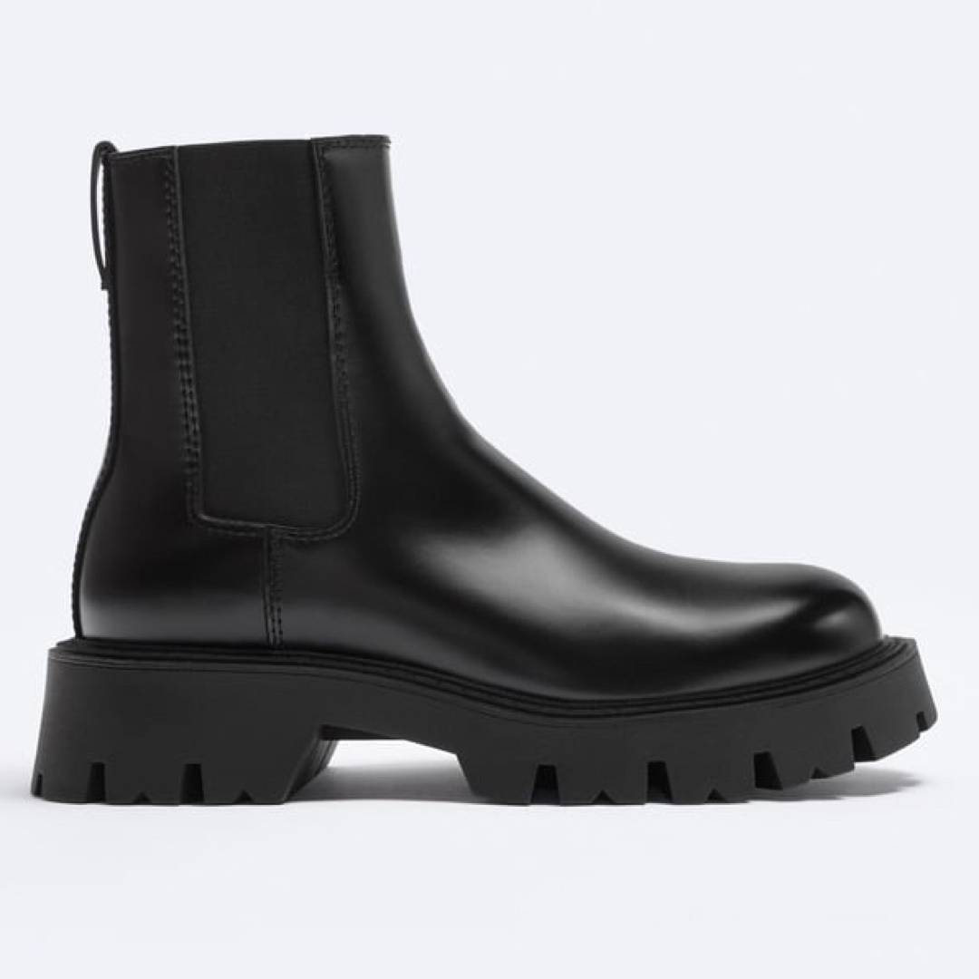 ZARA - ザラ チェルシー ブーツ 黒 44 サイズ 29 cm ボッテガ ZARA - ザラ チェルシー ブーツ 黒 44 サイズ 29 cm ボッテガ