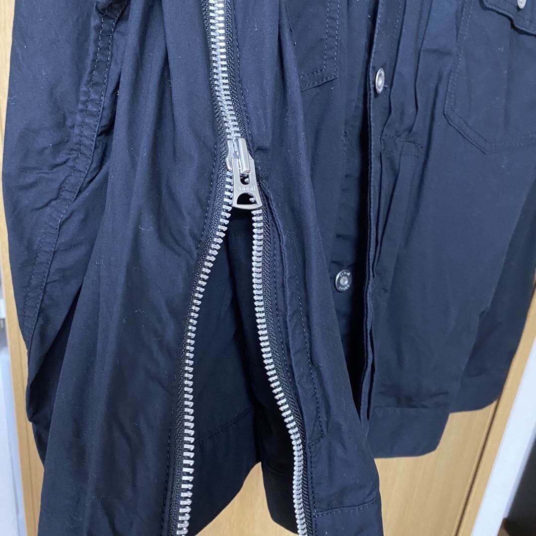 sacai - sacai 21SS Cotton Poplin Blouson ジップシャツの通販 sacai - sacai 21SS Cotton Poplin Blouson ジップシャツの通販
