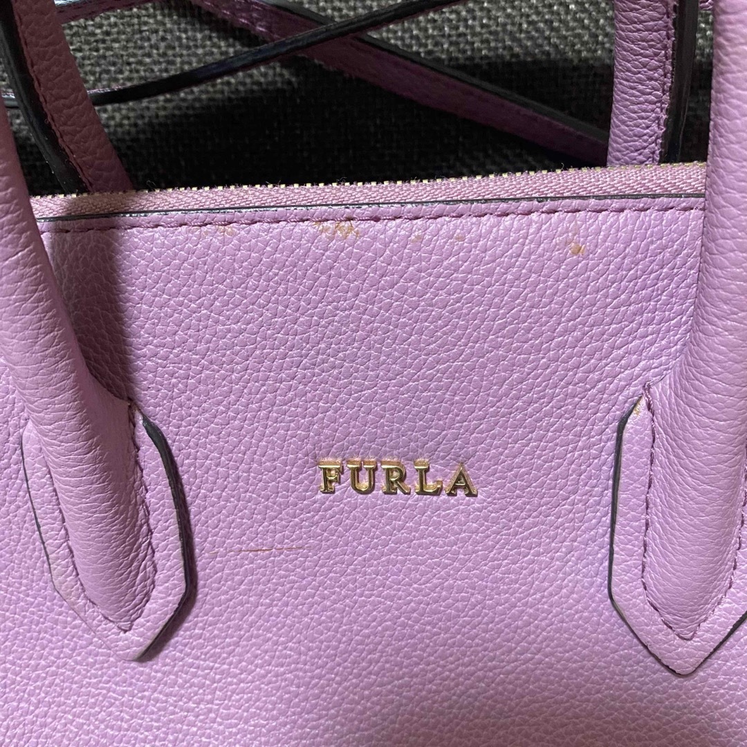 FURLA - フルラ ショルダーバッグ ピンク ラベンダー パープルの FURLA - フルラ ショルダーバッグ ピンク ラベンダー パープルの